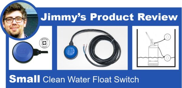 Small Clean Water Float Switch | Mac 3 UK